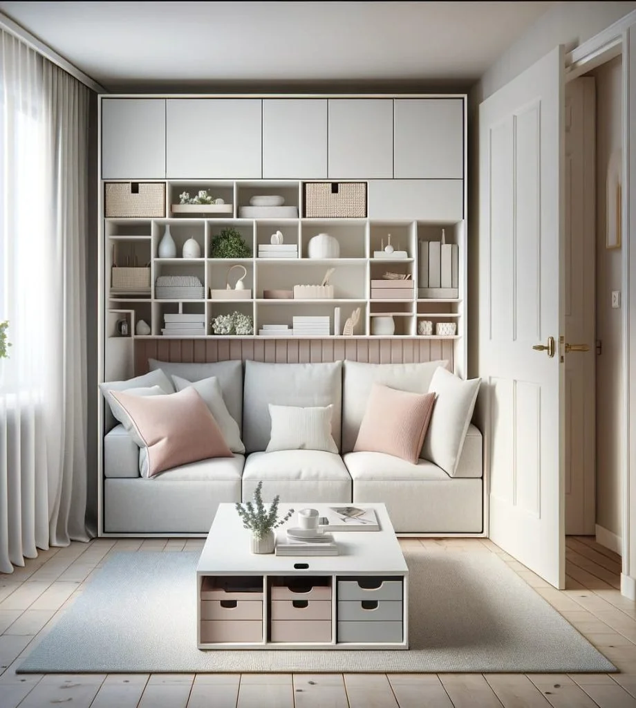 27 Small Apartment Storage Ideas - Lovely Harbor