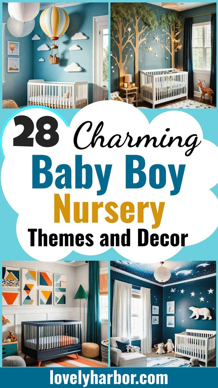 28 Charming Baby Boy Nursery Ideas: Creative Themes And Decor For Your ...