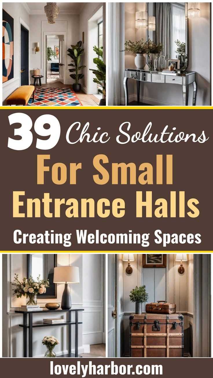 39 Chic Small Entrance Hall Ideas: Creative Solutions For Welcoming ...