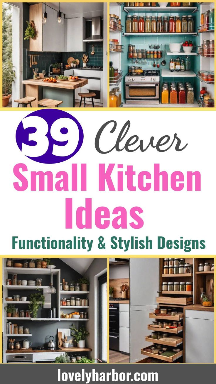 39 Clever Small Kitchen Ideas: Maximize Your Space With Stylish And ...