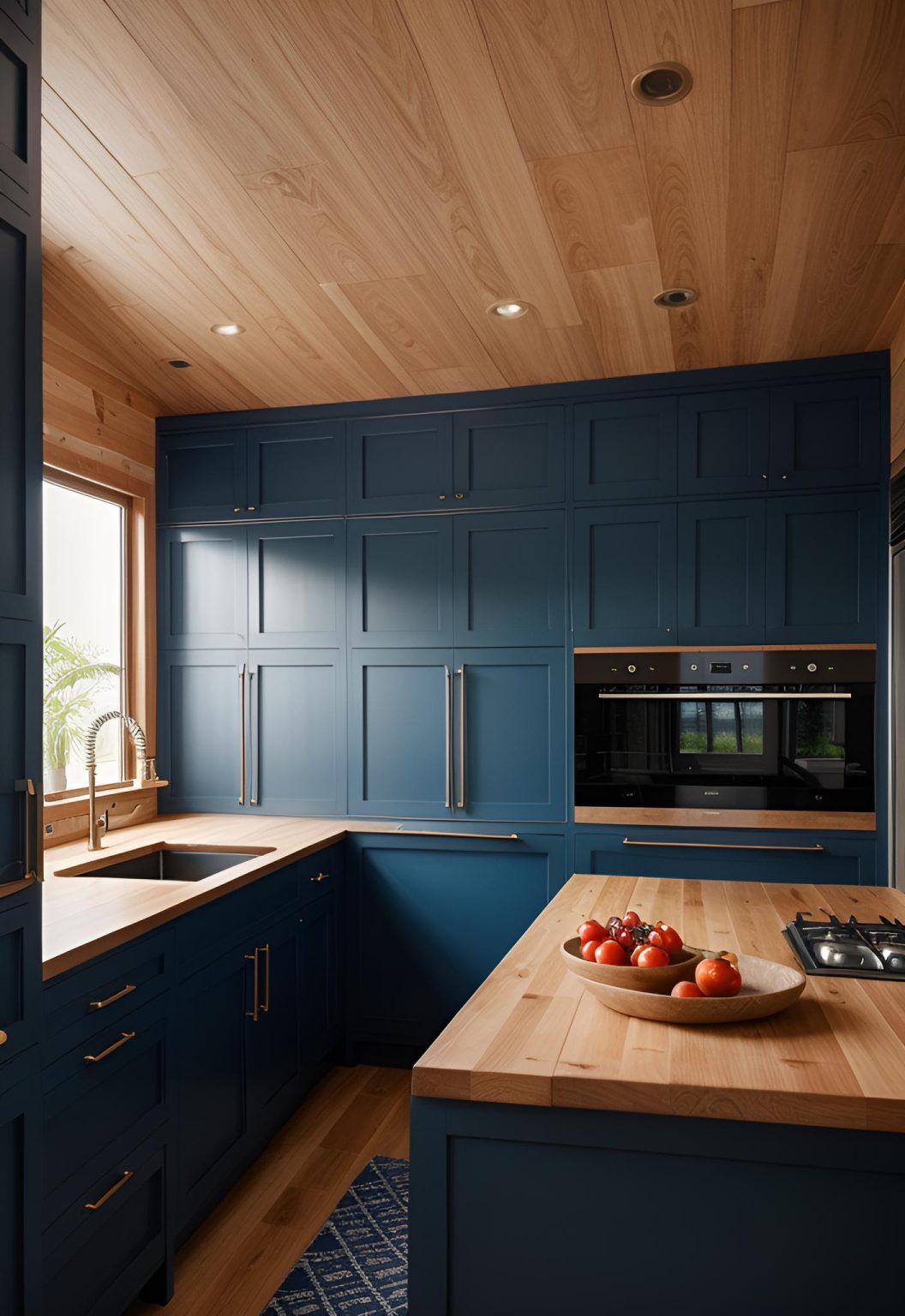 Midnight Blue Kitchen Cabinets: Elegant Modern Design for Your Home