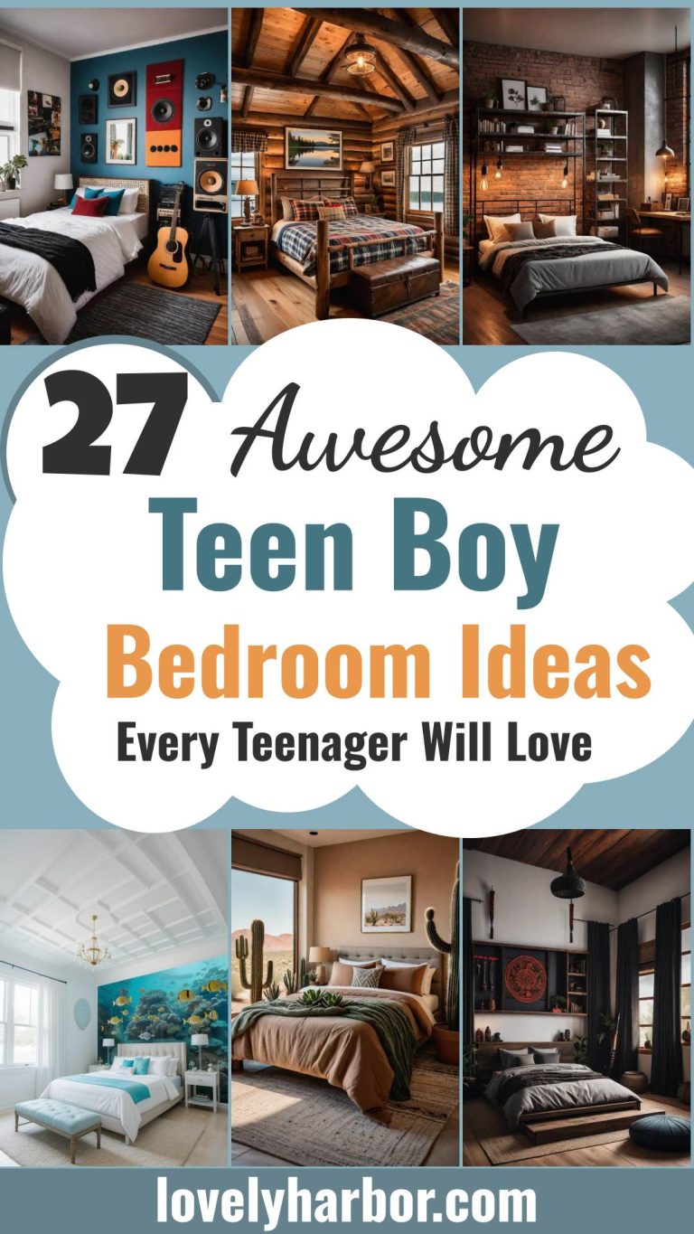 27 Awesome Teen Boy Bedroom Ideas Every Teenager Will Love! - Lovely Harbor