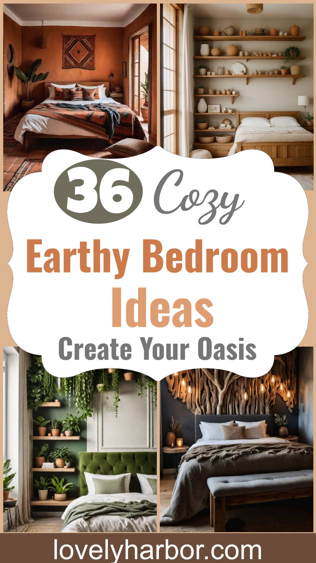 36 Earthy Bedroom Ideas For A Serene Space - Lovely Harbor