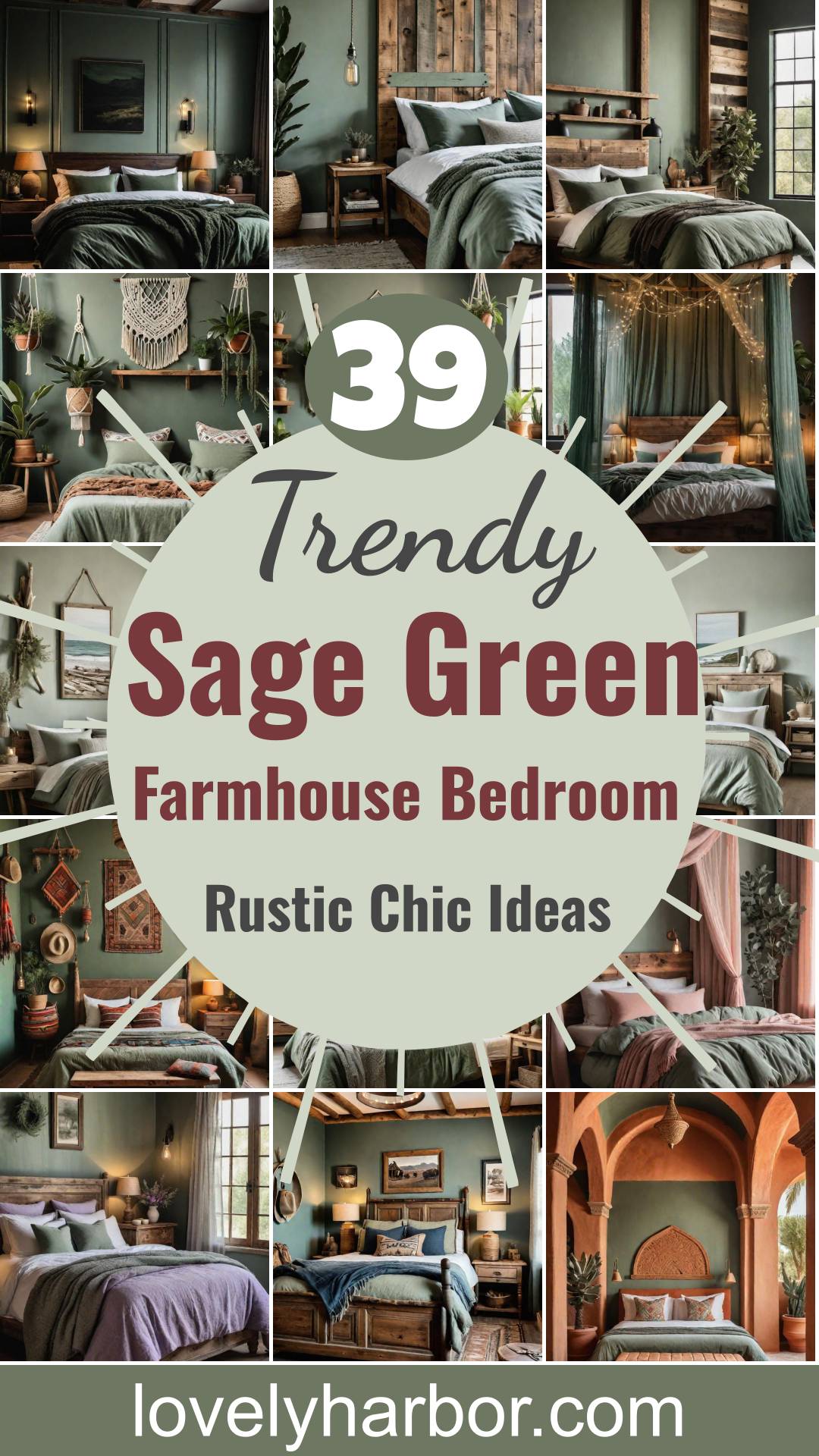 39 Sage Green Farmhouse Bedroom Ideas: Trendy Rustic Chic - Lovely Harbor