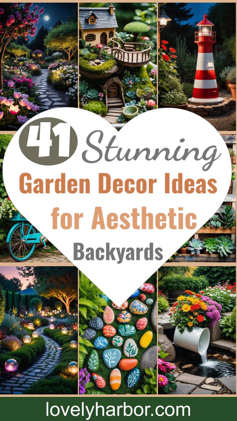 41 Stunning Garden Decor Ideas For An Aesthetic Backyard - Lovely Harbor