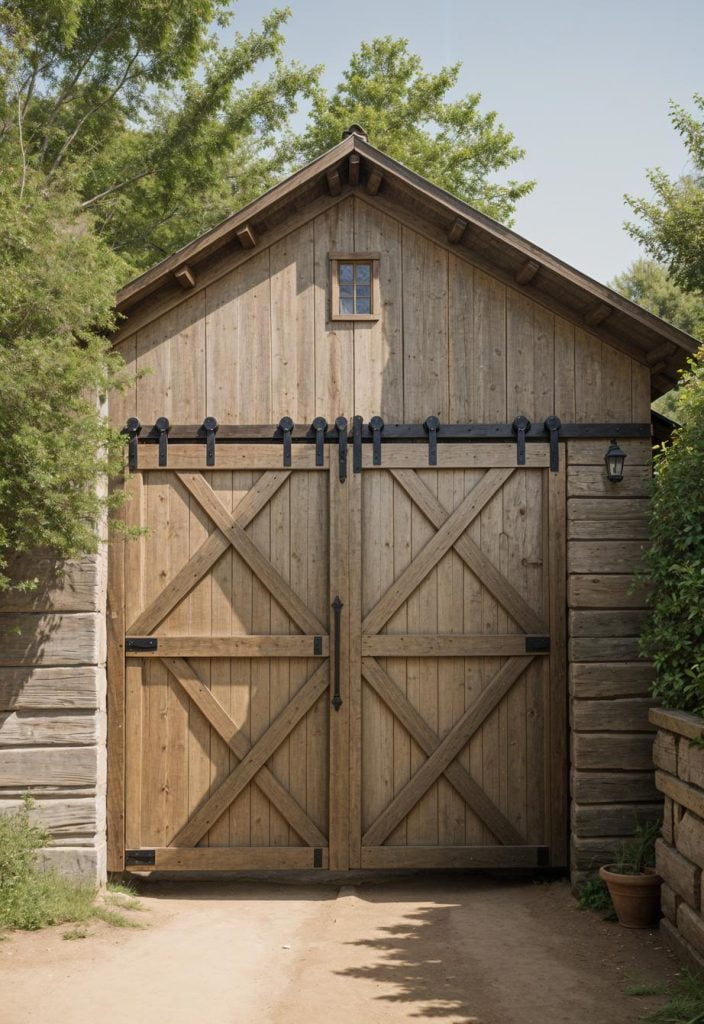 19 Inspiring Farmhouse Gate Ideas For Charming Entrances - Lovely Harbor