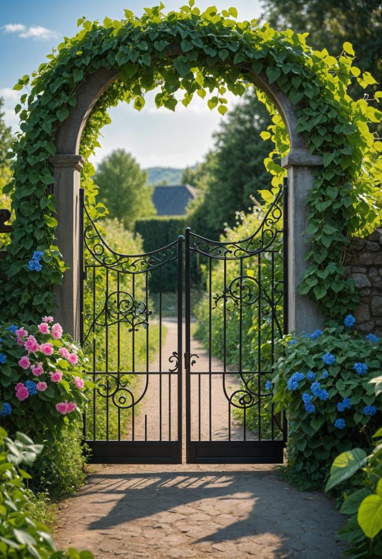 19 Inspiring Farmhouse Gate Ideas For Charming Entrances - Lovely Harbor