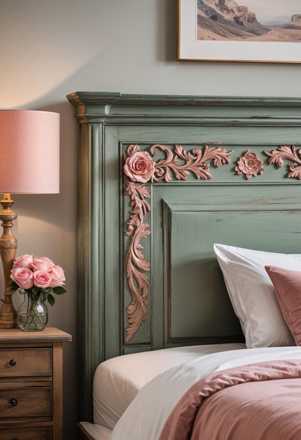 31 Chic Sage Green And Pink Bedroom Inspirations - Lovely Harbor