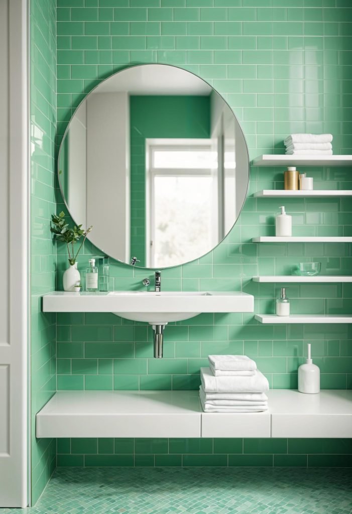 27 Gorgeous Green Bathroom Ideas For A Fresh Look - Lovely Harbor