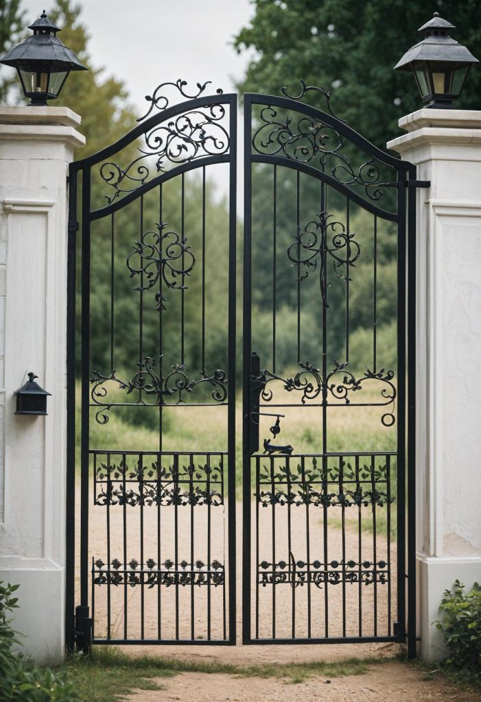 19 Inspiring Farmhouse Gate Ideas For Charming Entrances - Lovely Harbor