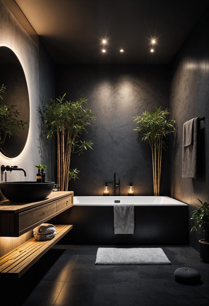22 Moody Bathroom Designs To Inspire Your Remodel - Lovely Harbor