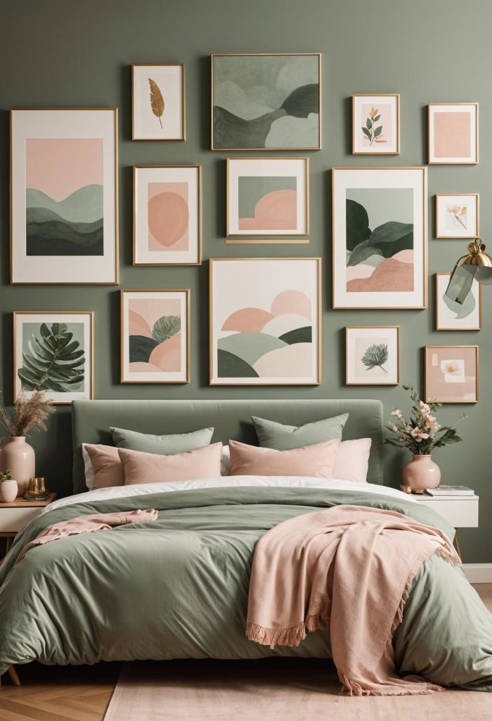 30 Chic Sage Green And Blush Bedroom Ideas - Lovely Harbor
