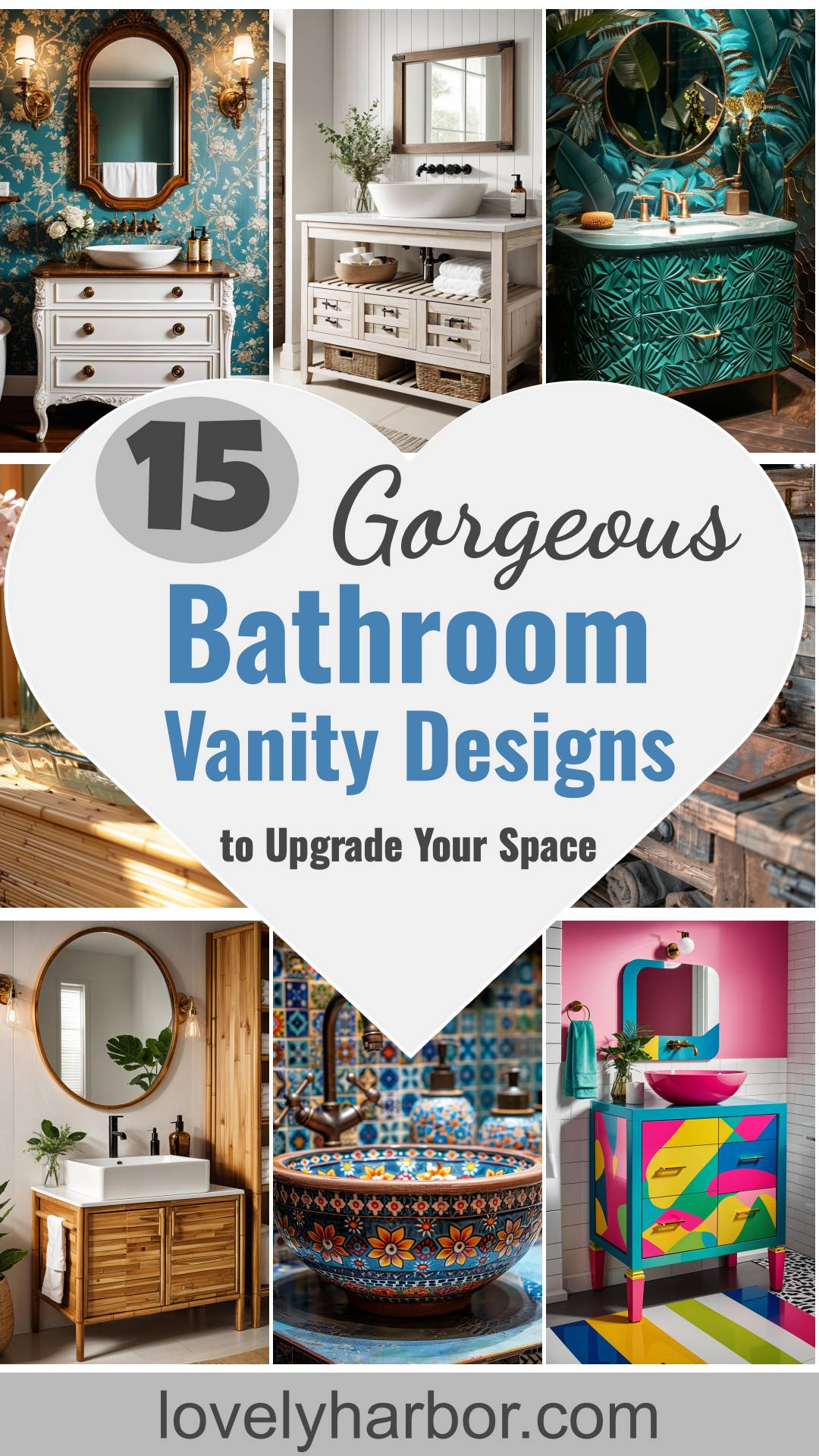 15 Gorgeous Bathroom Vanity Designs To Upgrade Your Space - Lovely Harbor