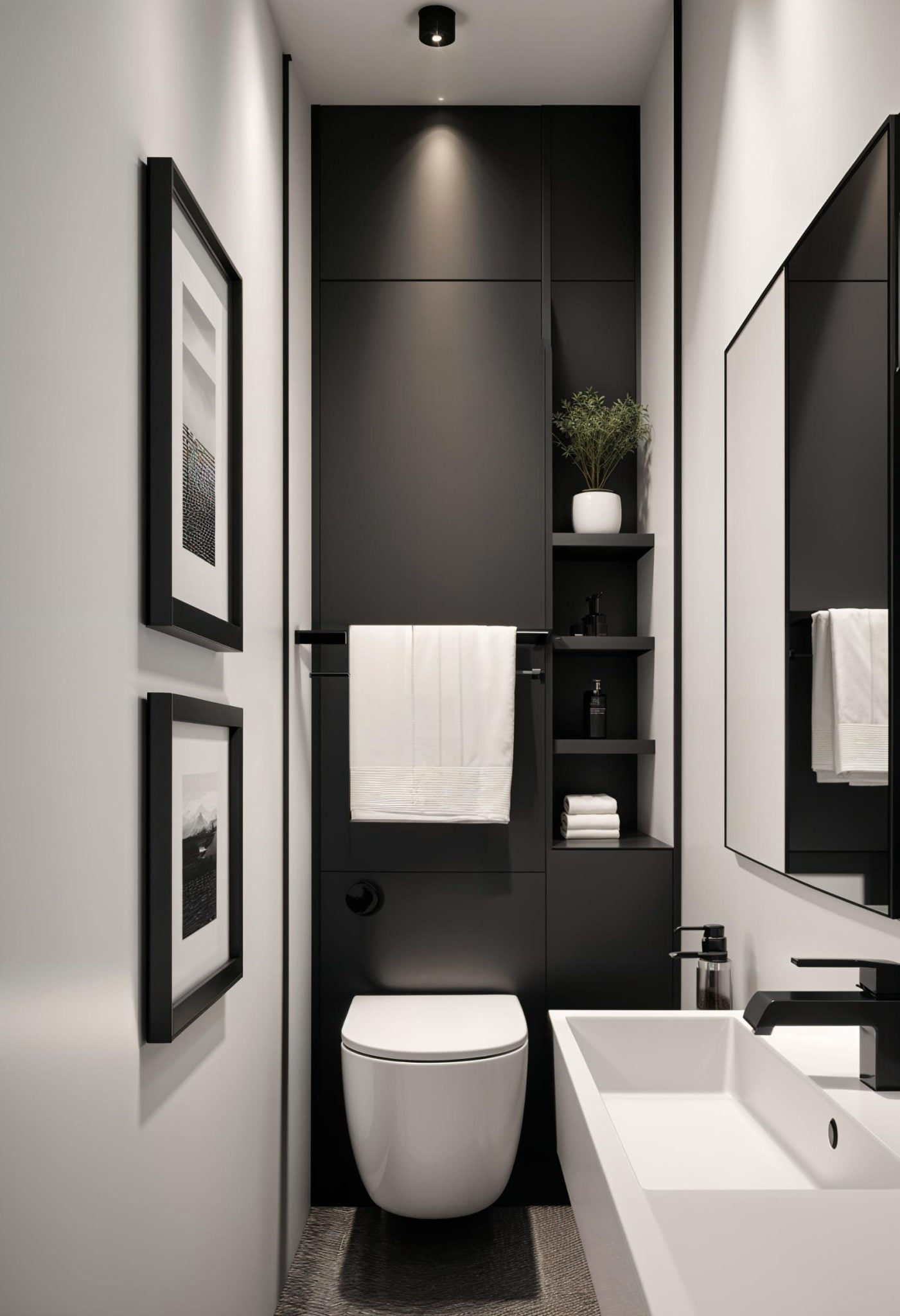 15 Genius Half Bathroom Decor Ideas - Lovely Harbor