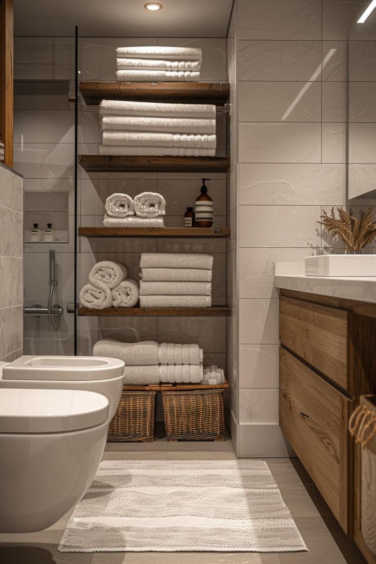15 Genius Small Bathroom Storage Solutions You Must See! - Lovely Harbor