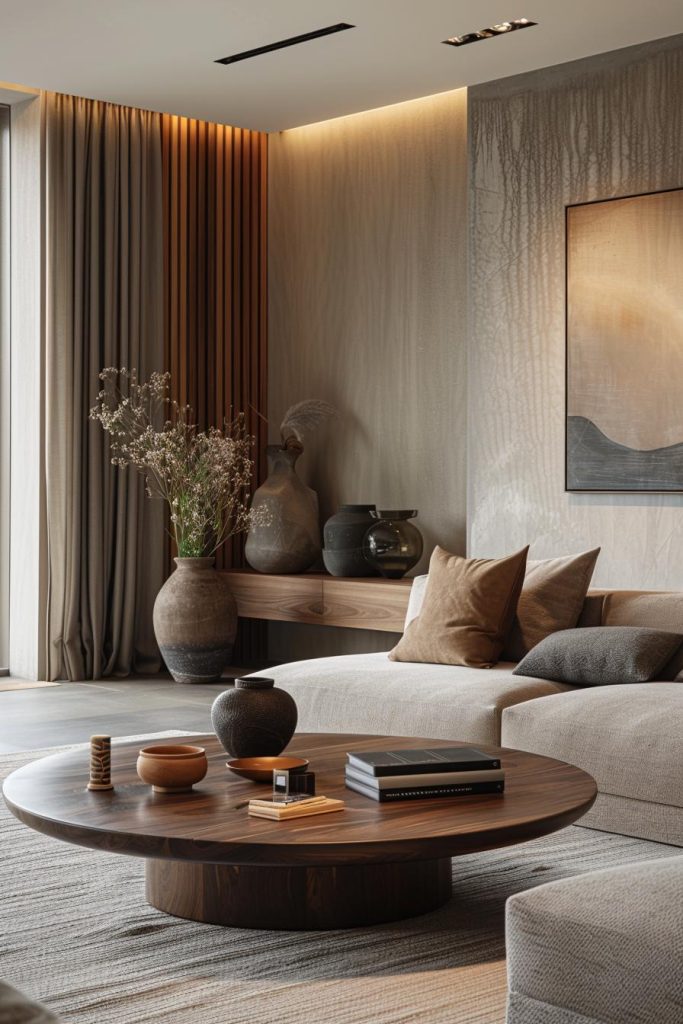 15 Trendy Moody Neutral Living Room Designs To Inspire - Lovely Harbor