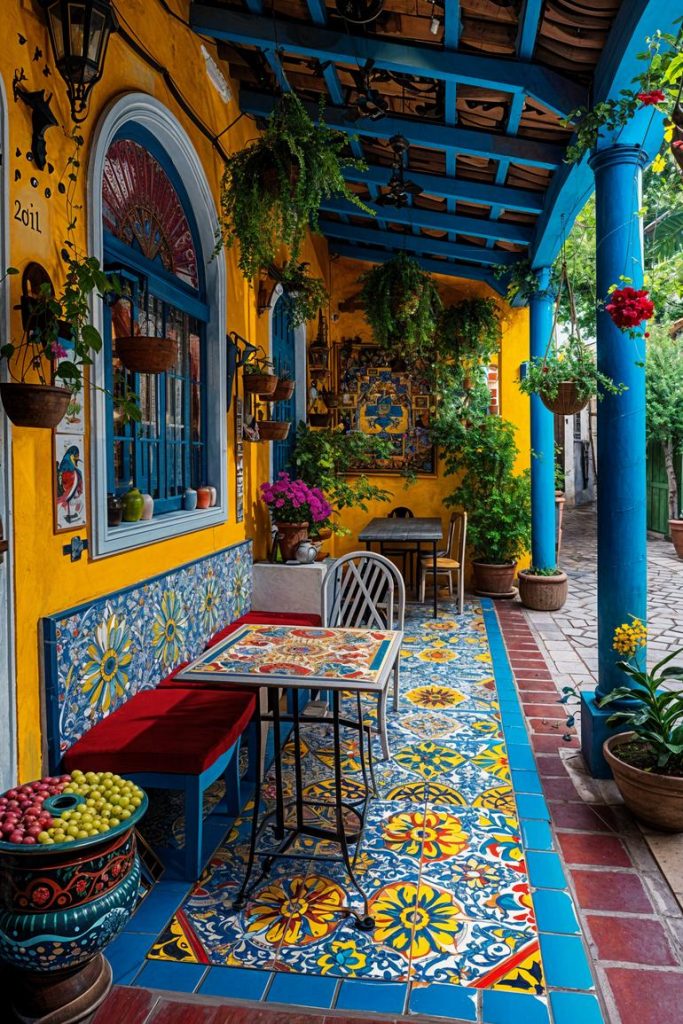 15 Stunning Mexican Patio Ideas For Your Home - Lovely Harbor