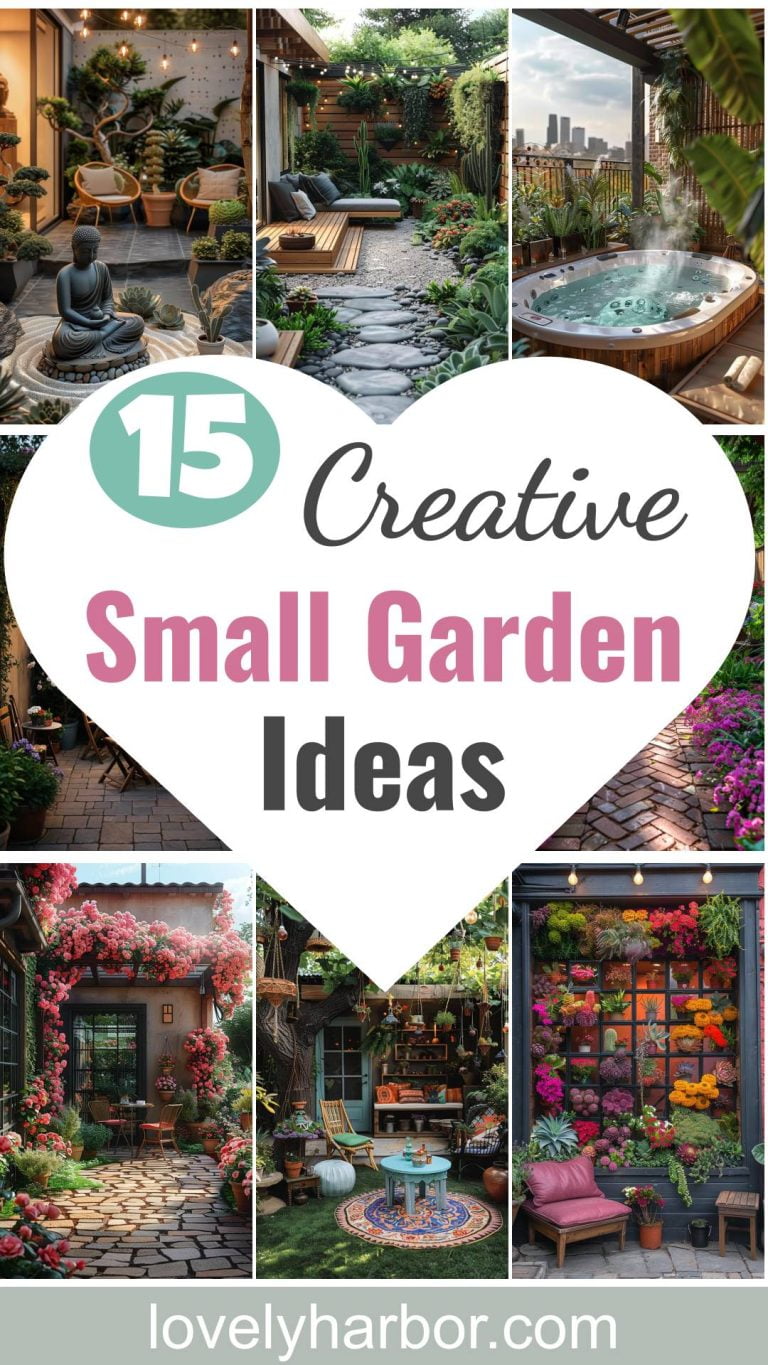 15 Creative And Stunning Small Garden Ideas - Lovely Harbor