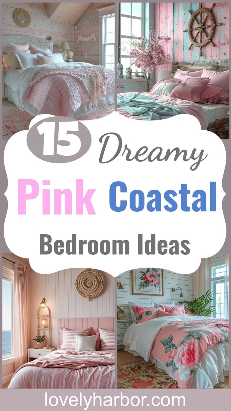 15 Dreamy Pink Coastal Bedroom Ideas: Beachy & Aesthetic - Lovely Harbor