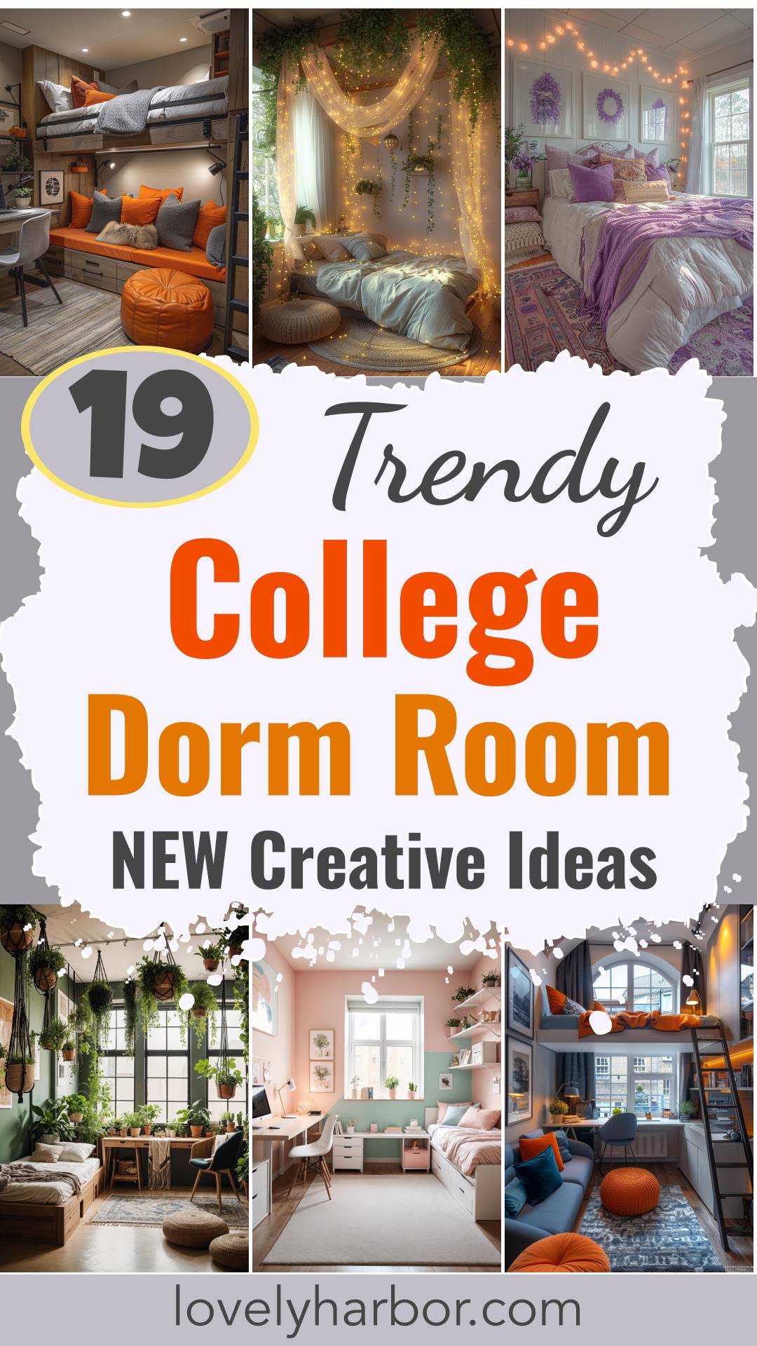 19 Trendy College Dorm Room Ideas (NEW) - Lovely Harbor