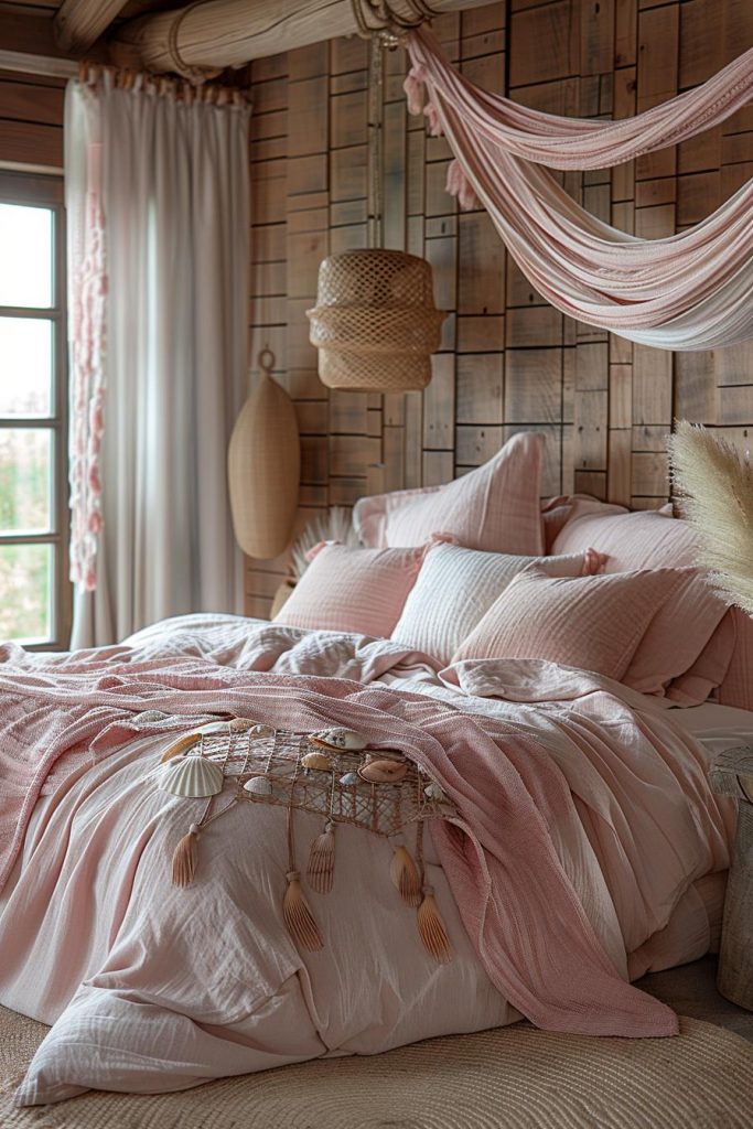 15 Dreamy Pink Coastal Bedroom Ideas: Beachy & Aesthetic - Lovely Harbor