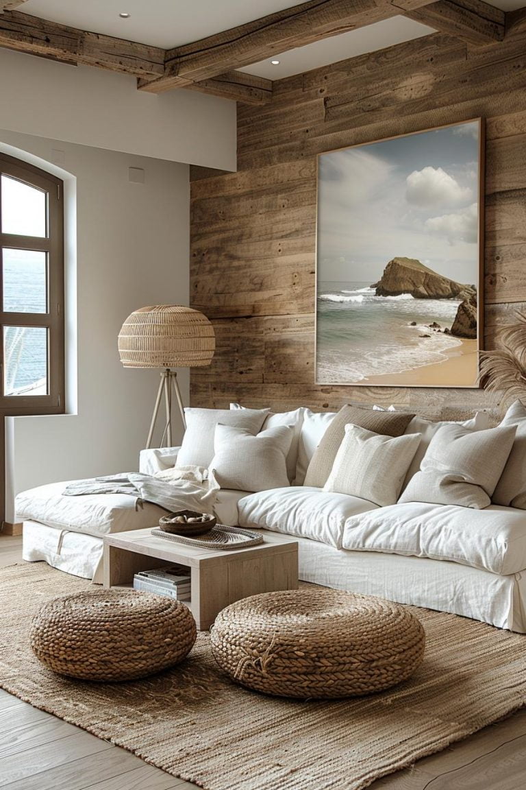 15 Chic Neutral Coastal Living Room Ideas You Will Love - Lovely Harbor