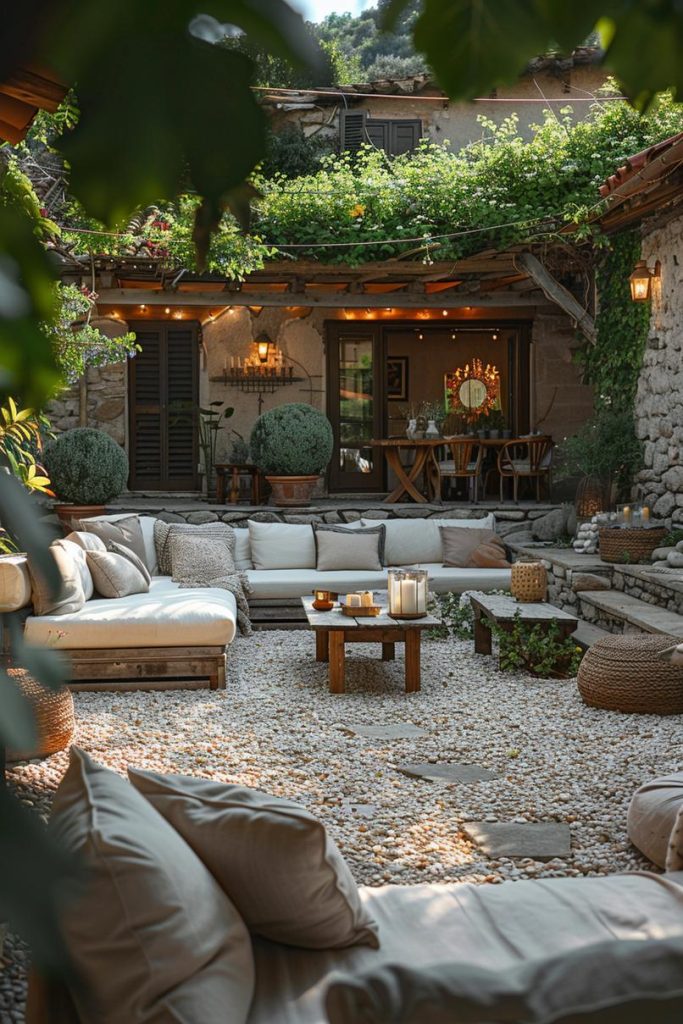 18 Gorgeous Gravel Patio Ideas For Your Backyard Makeover - Lovely Harbor