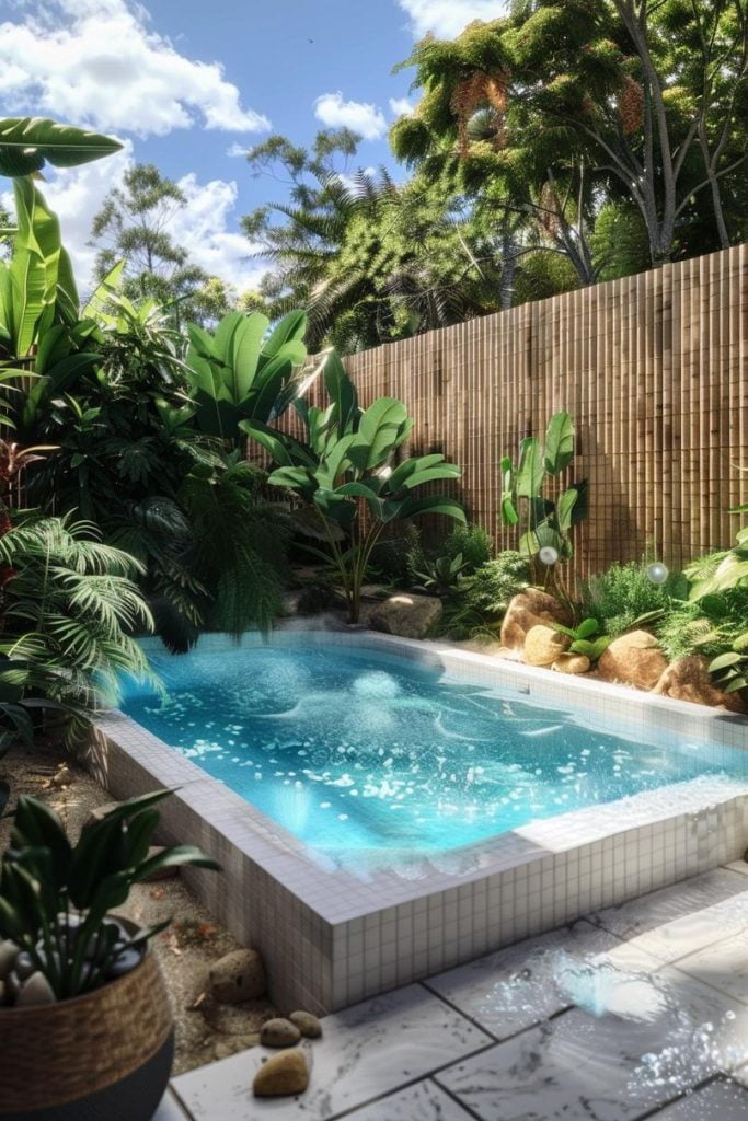 15 Stunning Plunge Pool Ideas For Small Yards - Lovely Harbor