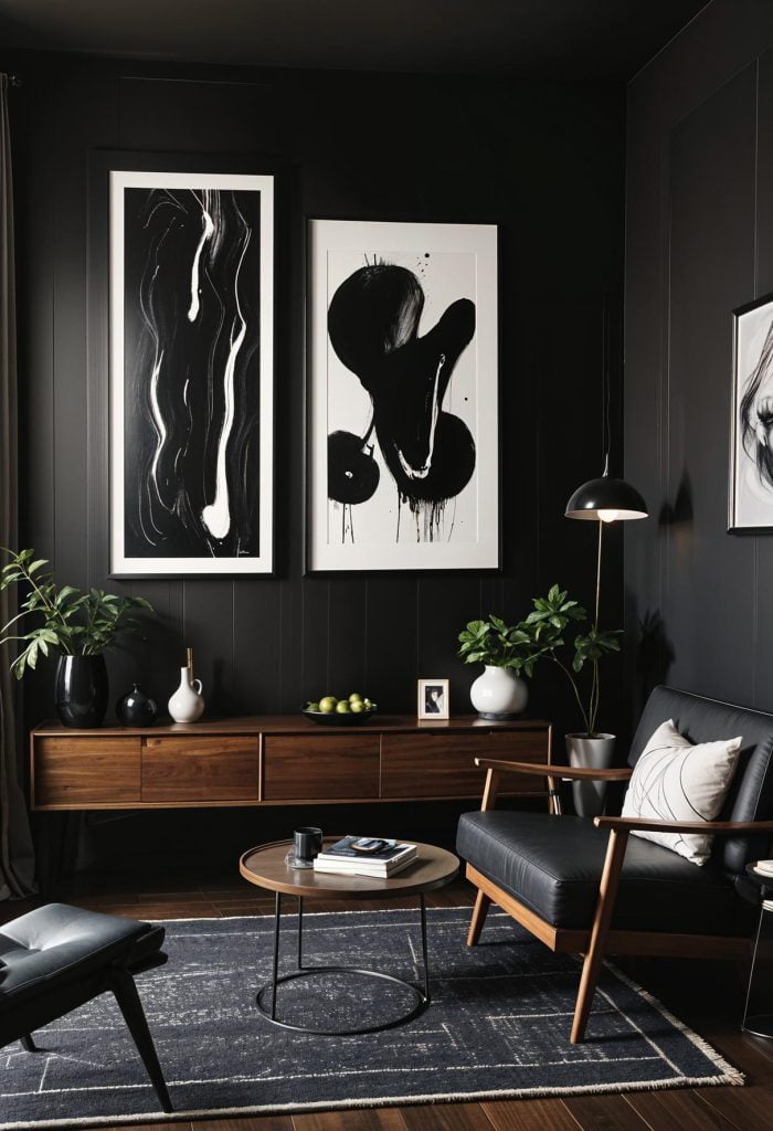 15 Best Moody Mid Century Modern Living Room Ideas - Lovely Harbor