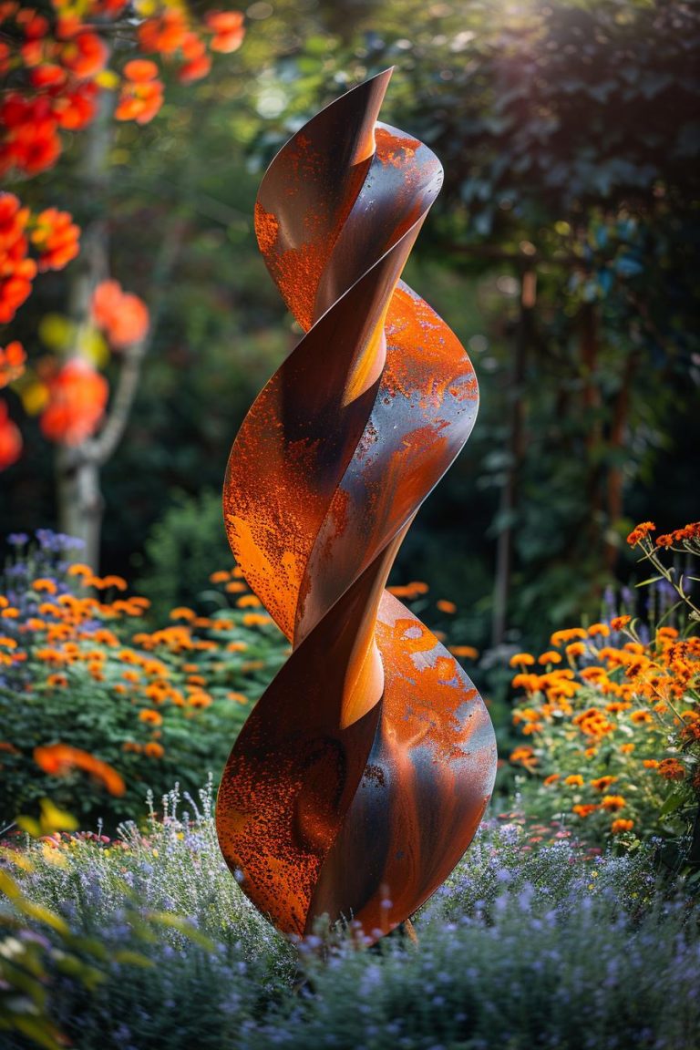 26 Easy Metal Garden Art Ideas To Inspire - Lovely Harbor