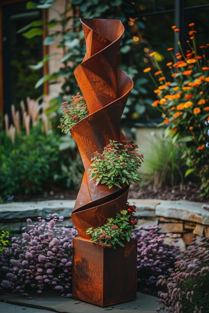 26 Easy Metal Garden Art Ideas To Inspire - Lovely Harbor