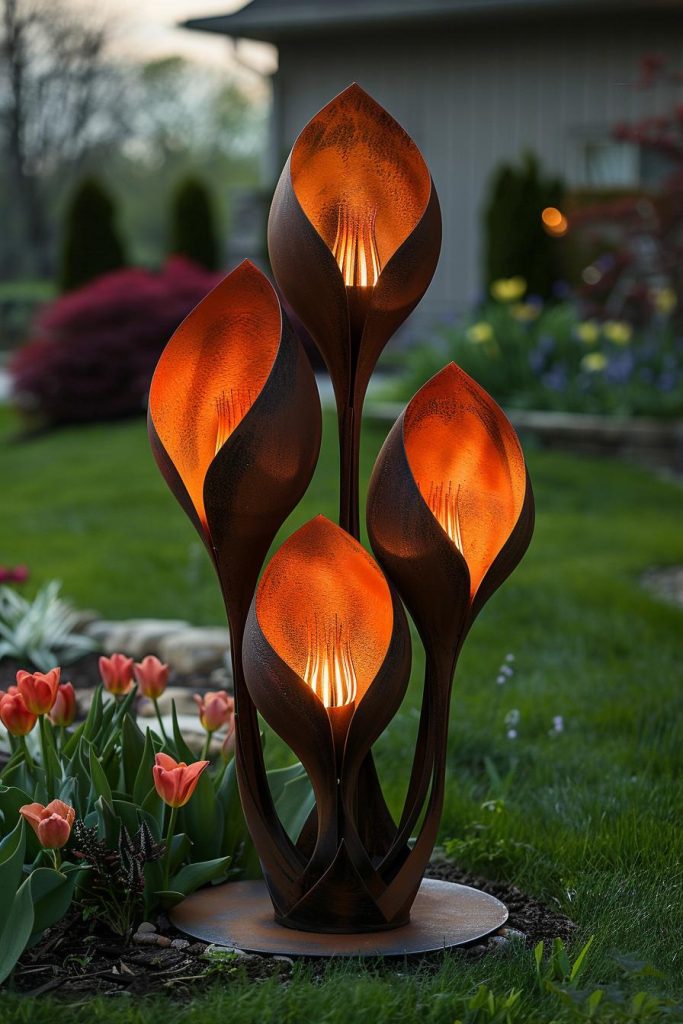 26 Easy Metal Garden Art Ideas To Inspire - Lovely Harbor
