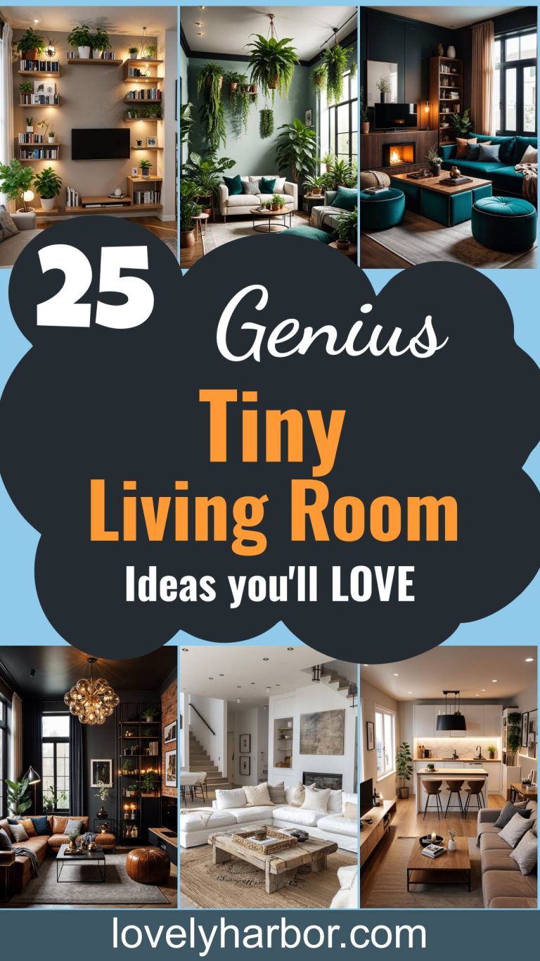 25 Genius Tiny Living Room Ideas - Lovely Harbor