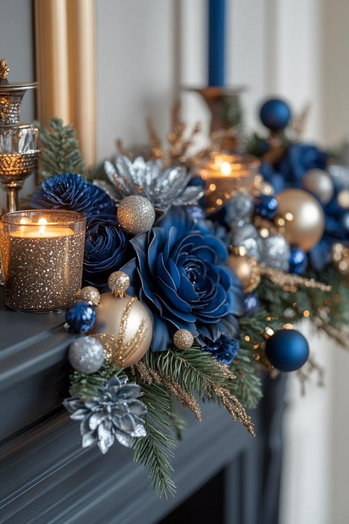 21 Gorgeous Blue Christmas Decor Ideas You Must See - Lovely Harbor