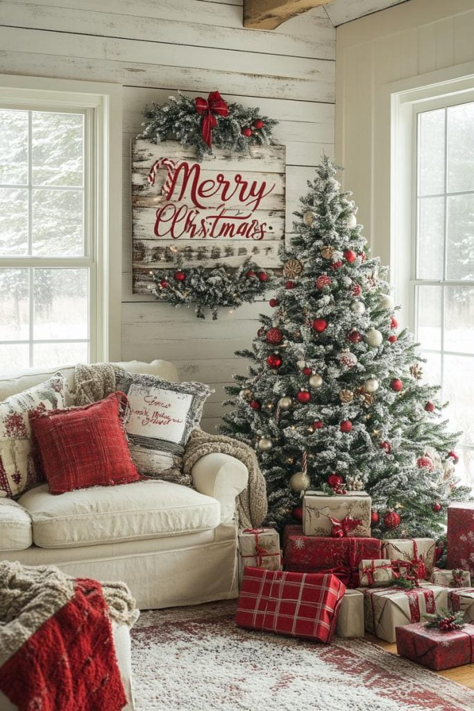 23 Woodsy Christmas Décor Ideas For Your Rustic Farmhouse - Lovely Harbor