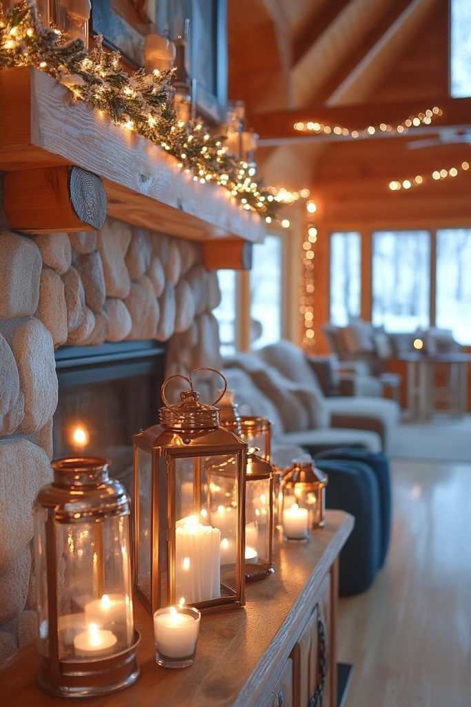 21 Cozy Mountain Lodge Christmas Decor Ideas - Lovely Harbor