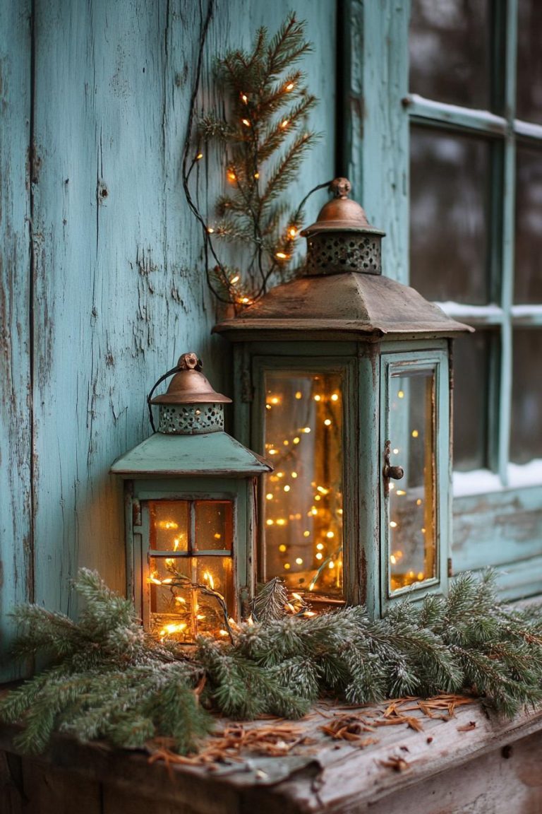 23 Woodsy Christmas Décor Ideas For Your Rustic Farmhouse - Lovely Harbor