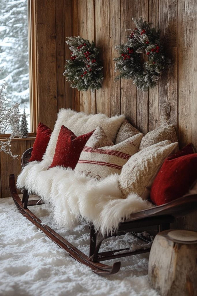 23 Woodsy Christmas Décor Ideas For Your Rustic Farmhouse - Lovely Harbor