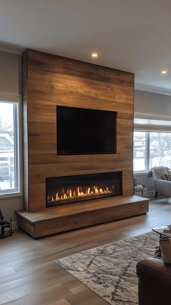 20 Stunning Mid-Century Modern Fireplace Makeover Ideas - Lovely Harbor