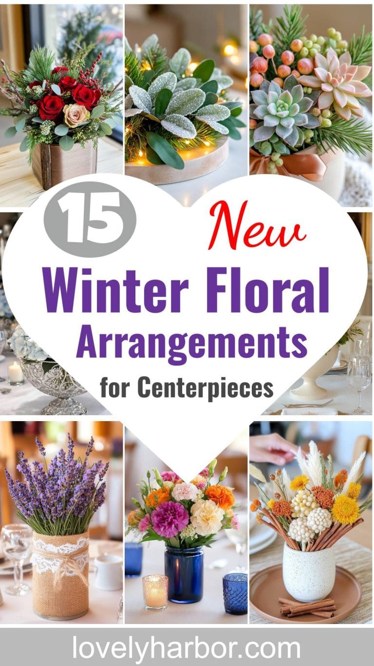 15 New Winter Floral Arrangements For Stunning Centerpieces - Lovely Harbor