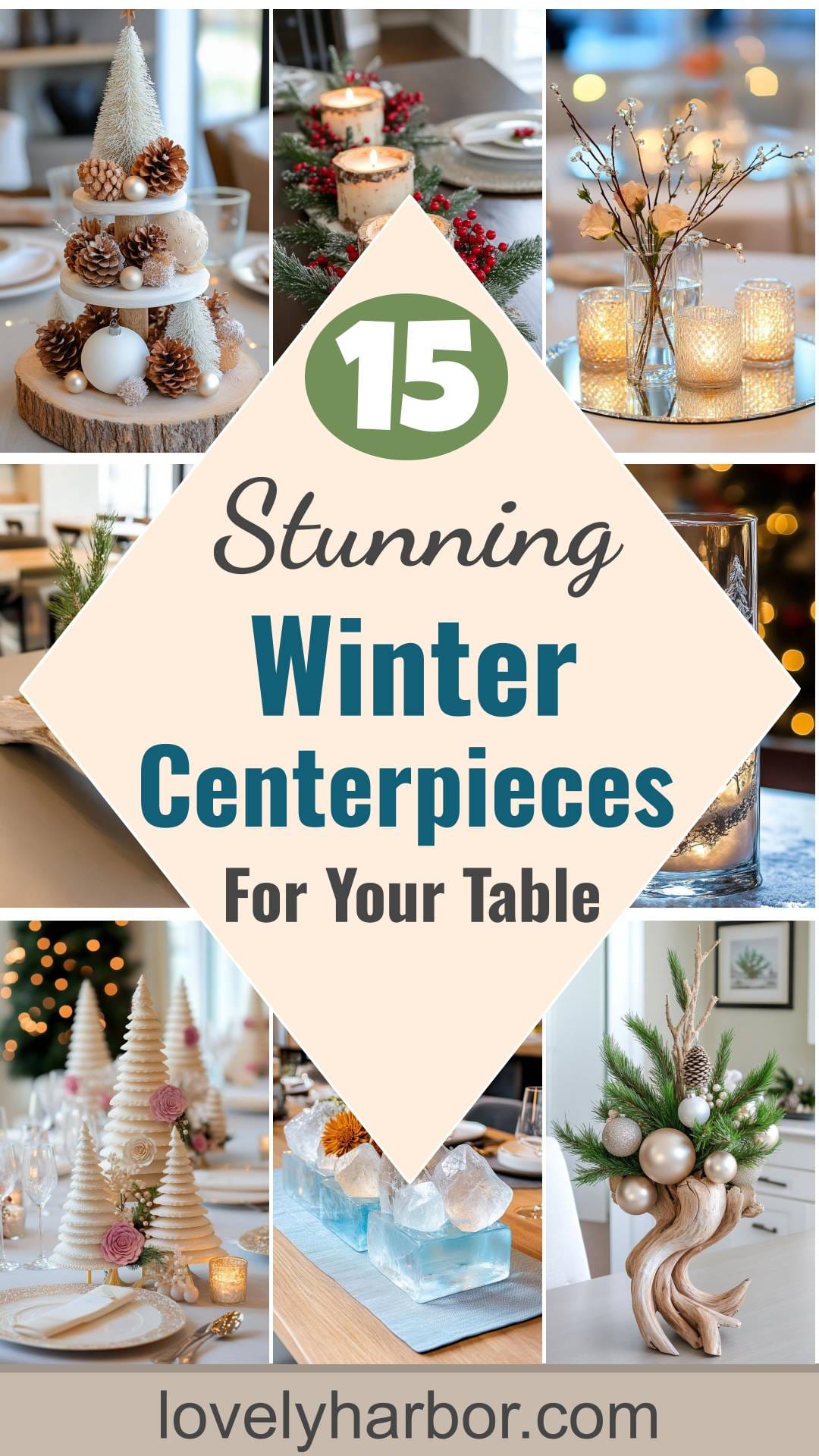 15 Stunning Winter Centerpieces To Transform Your Table - Lovely Harbor