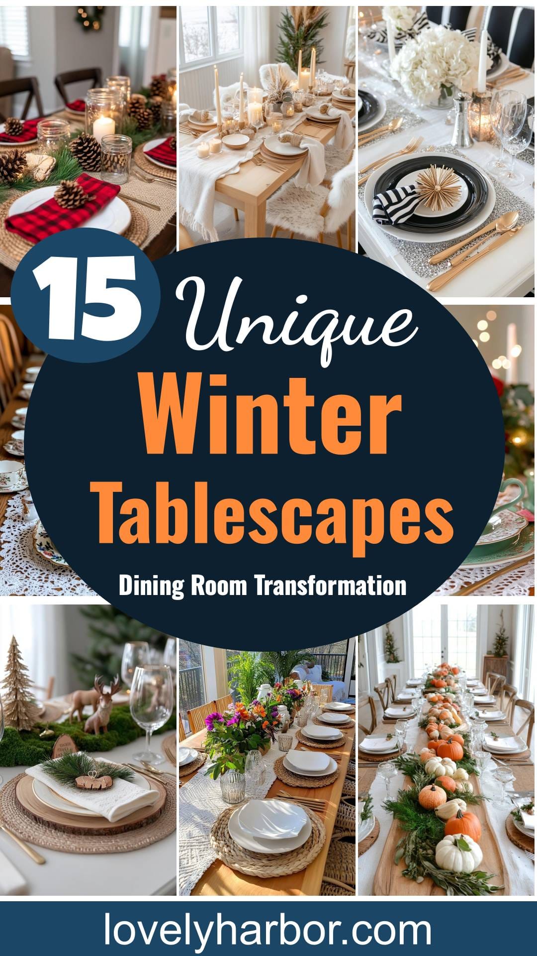 15 Unique Winter Tablescapes To Transform Your Dining Room - Lovely Harbor