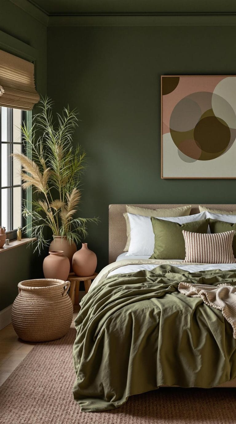 20 Moody Green Bedroom Ideas For A Cozy Retreat - Lovely Harbor