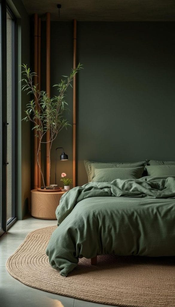 20 Moody Green Bedroom Ideas For A Cozy Retreat - Lovely Harbor