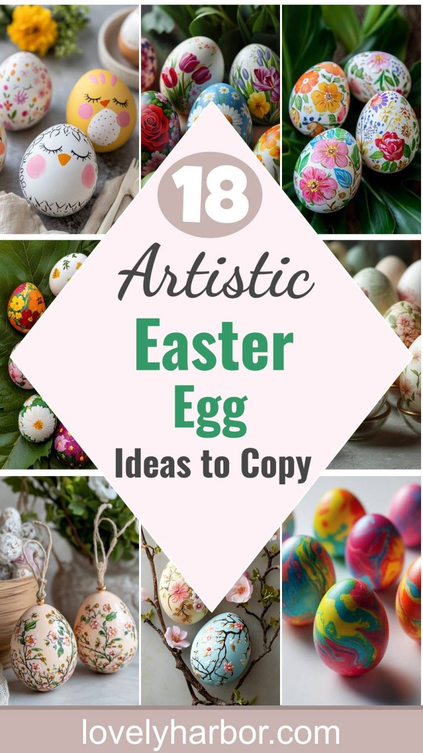 18 Artistic Easter Egg Ideas To Copy - Lovely Harbor