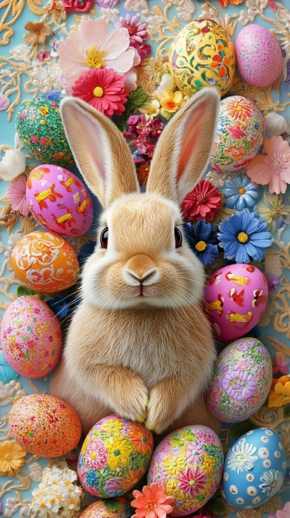 21 Adorable Easter Bunny Decorations And Cards You Must See - Lovely Harbor