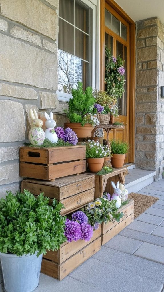 15 New Easter Front Porch Decor Ideas To Inspire You In 2025 - Lovely ...