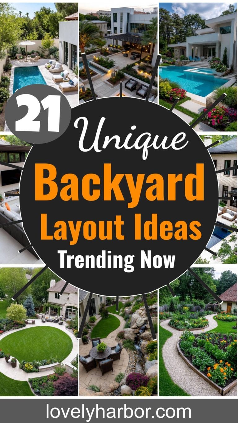 21 Best Backyard Layout Ideas That Are Going Viral - Lovely Harbor