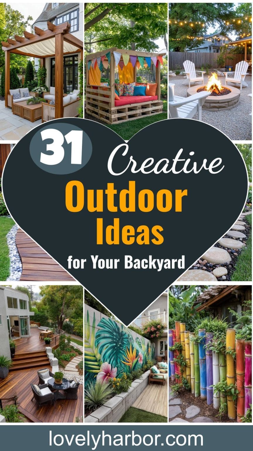 31 Creative Outdoor Ideas To Transform Your Backyard - Lovely Harbor