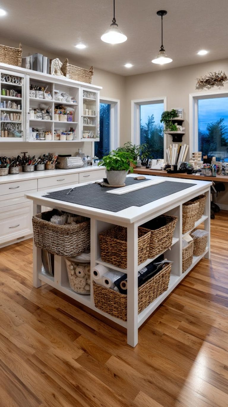 25 Craft Room Ideas With Genius Organization & Decor Tips - Lovely Harbor